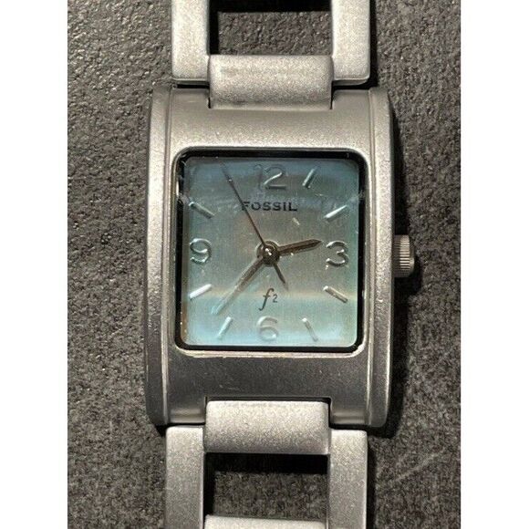 Fossil | Accessories | Ladies Fossil Alluminum F2 Watch New Battery ...